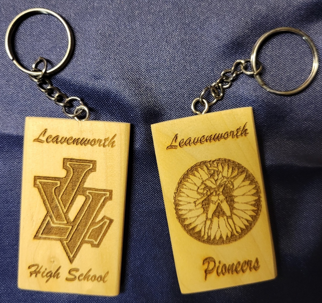 Wooden Engraved Keychain, High School (double sided) | Yeole Tinkerin ...